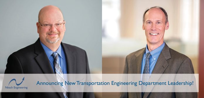 Announcing New Transportation Engineering Department Leadership - Nitsch Engineering