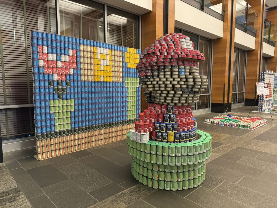 Canstruction 2024: It's-a Meal, Mario! - Nitsch Engineering